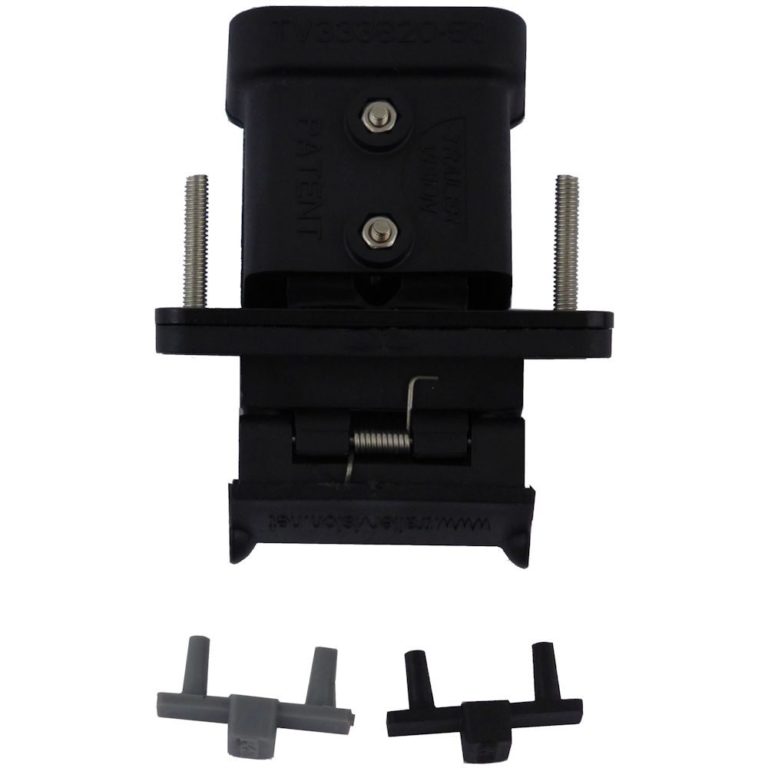 50A Connector Flush Mount Cover with LED - Solar Camping Australia