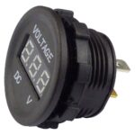Flush Mount Volt Meter - Solar Camping Australia