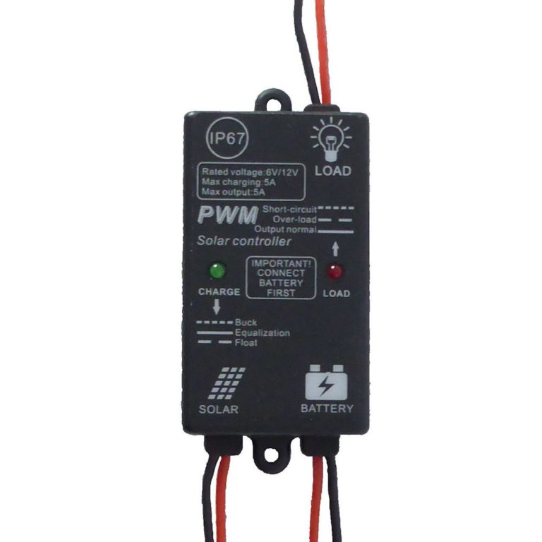 5A 12V Waterproof Solar Charge Controller / Regulator