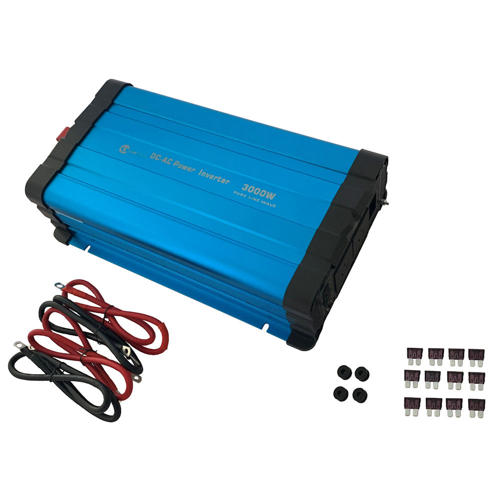 Curtech Pure Sine Wave Inverters 24V 240V - Solar Camping Australia