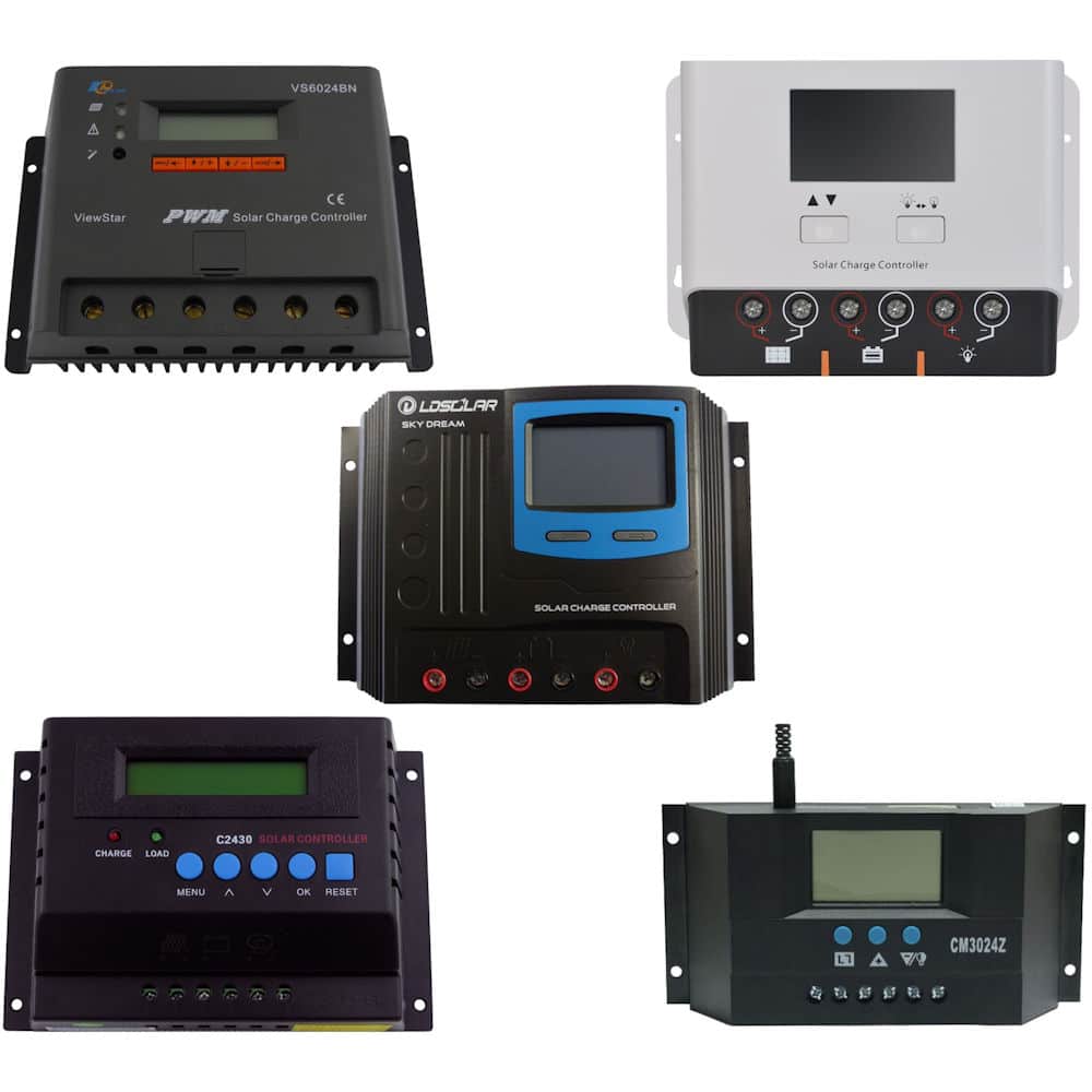 LCD Solar Controllers / Regulators - Solar Camping Australia